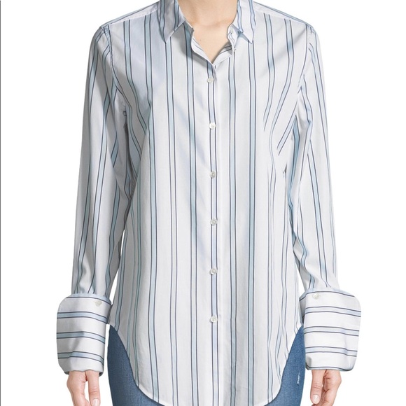 Equipment | Tops | Equipment Striped Shirt W Neapolitan Cuff Size S ...